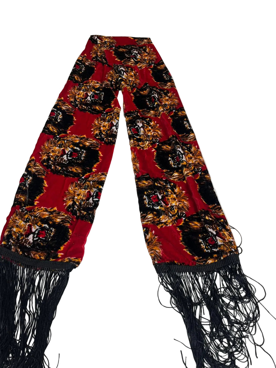 Red Isi Agu Neck Sash – Rose African Fabrics